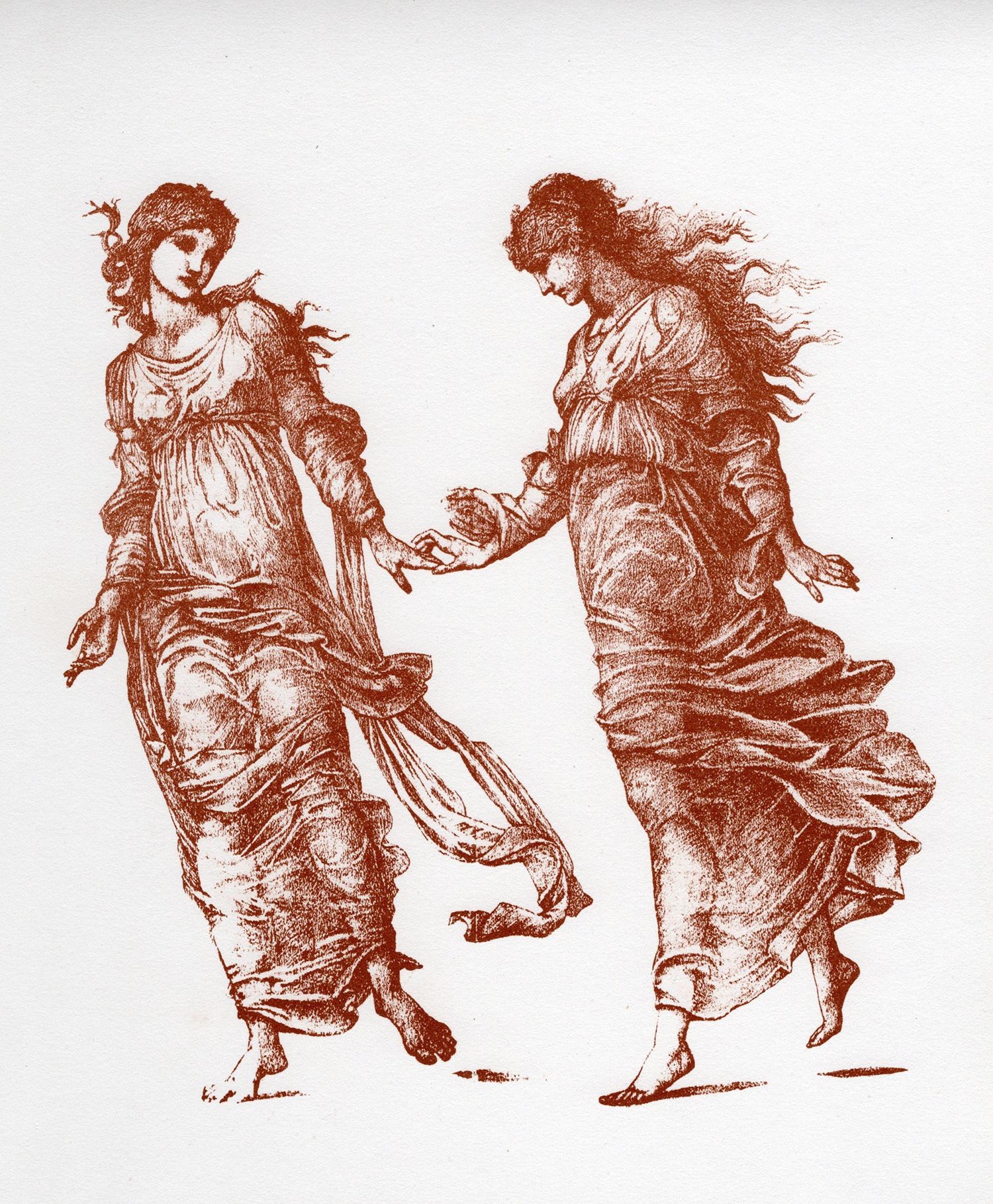 Edward Burne-Jones | Girl with Plait for the Figure of Fortune from the ...