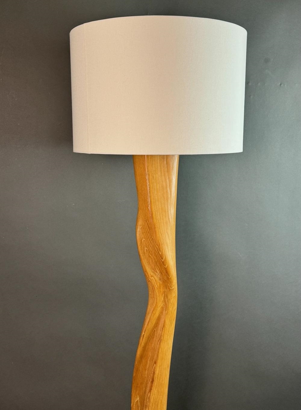 Yasha Heifetz | Yasha Heifetz Oak Floor Lamp | MutualArt