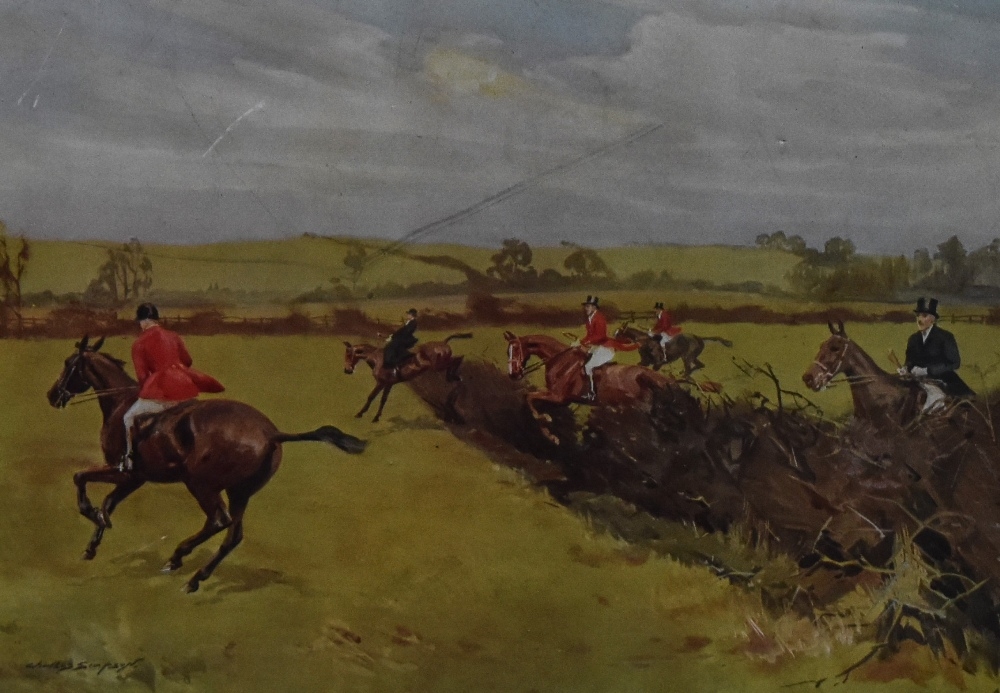 Charles Walter Simpson | Wild bird series no.55, smew; and Wild bird ...