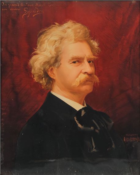 Ignace Spiridon | SCARE MARK TWAIN CIGAR ADVERTISING C.1900 (Circa 1900 ...