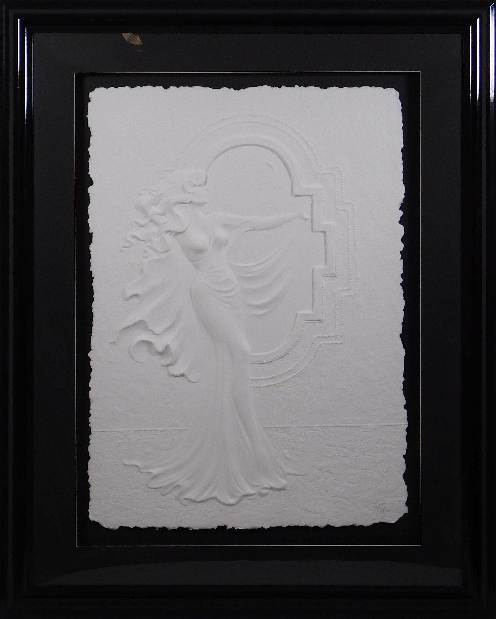 Roberta Peck | Deco Lady by Window | MutualArt