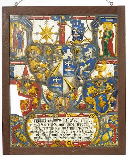 Swiss School, 18th Century | ALLIANCE ARMORIAL PANEL SCHWYTZER/CLOSIN ...