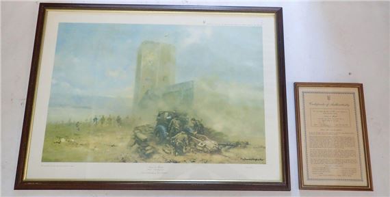 David Shepherd | Action at Mirbat | MutualArt
