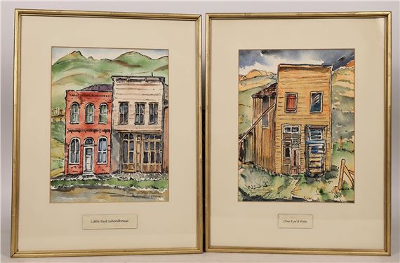 Elise de Celles Beaton | Bodie Original Watercolors (2 (Early 20th ...