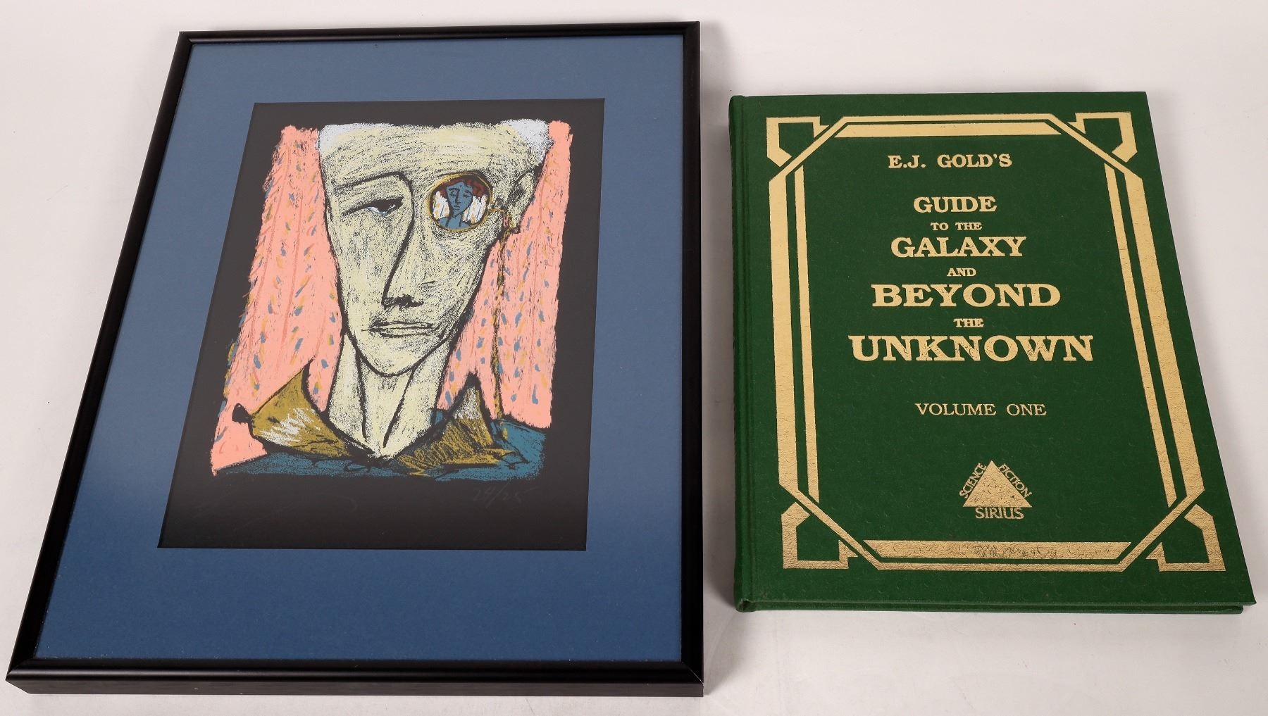 Eugene Jeffrey Gold | E J Gold Man With the Golden Eye Litho | MutualArt