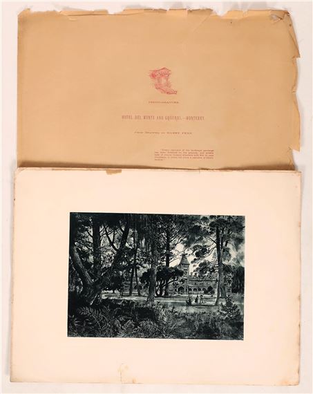 Harry Fenn | Hotel Del Monte Drawing by Fenn (1845) | MutualArt