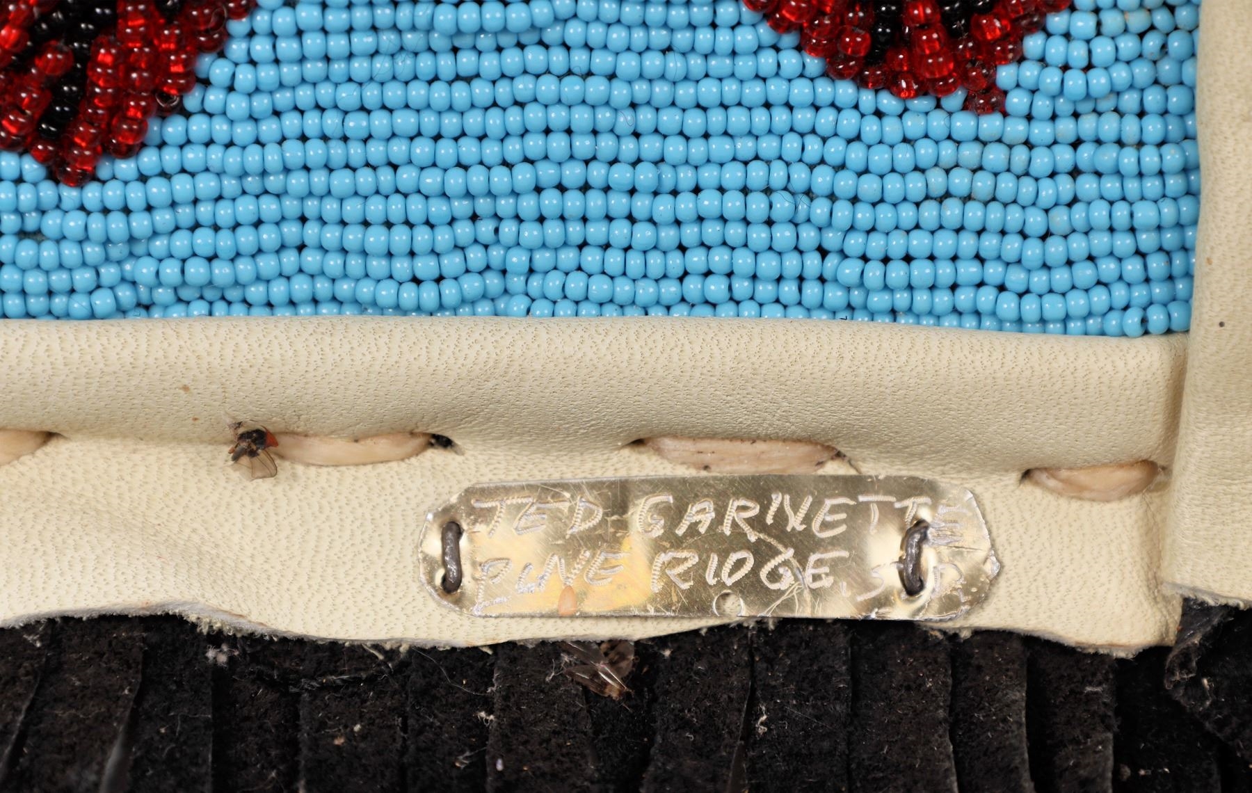 Ted Garnett | Steer Head Beaded Hanging Art by Ted Garnett | MutualArt