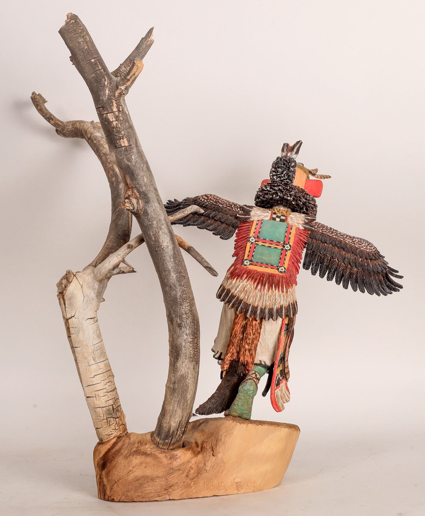Arron Honani | Hopi Eagle Dancer Kachina 1980s | MutualArt