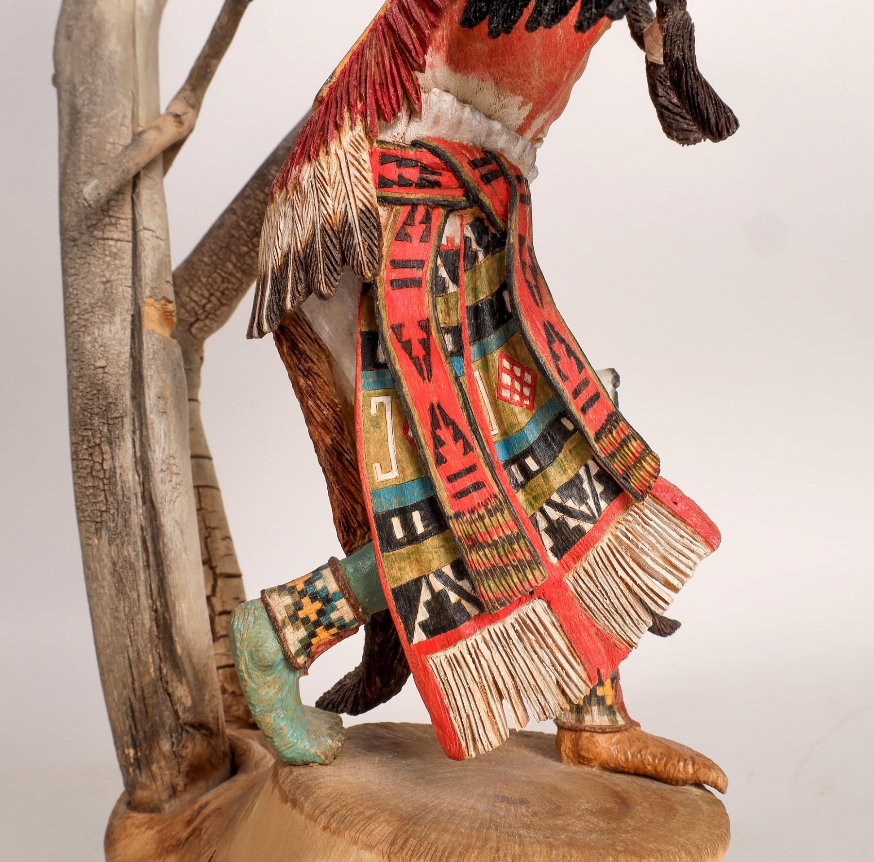 Arron Honani | Hopi Eagle Dancer Kachina 1980s | MutualArt