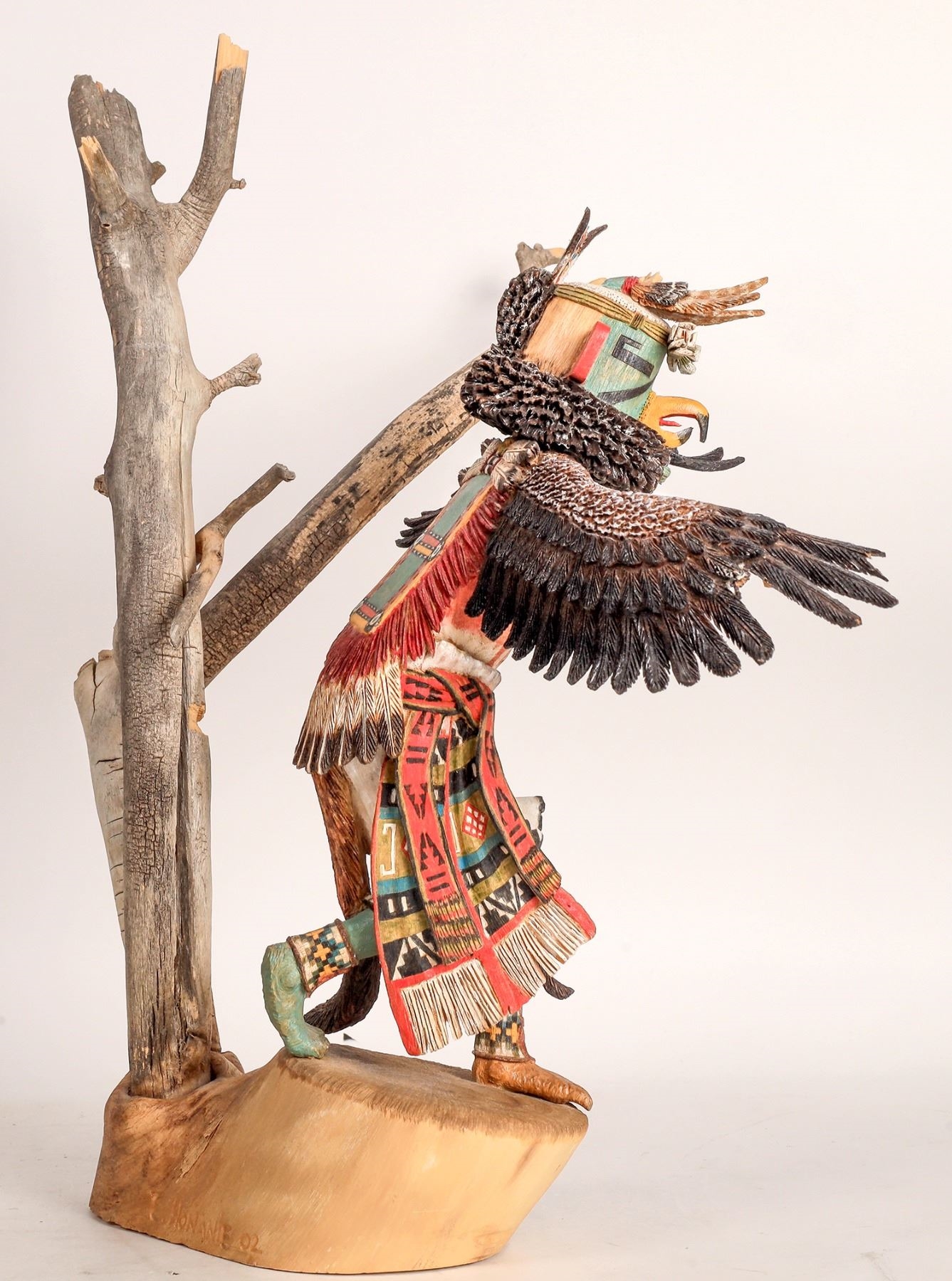 Arron Honani | Hopi Eagle Dancer Kachina 1980s | MutualArt