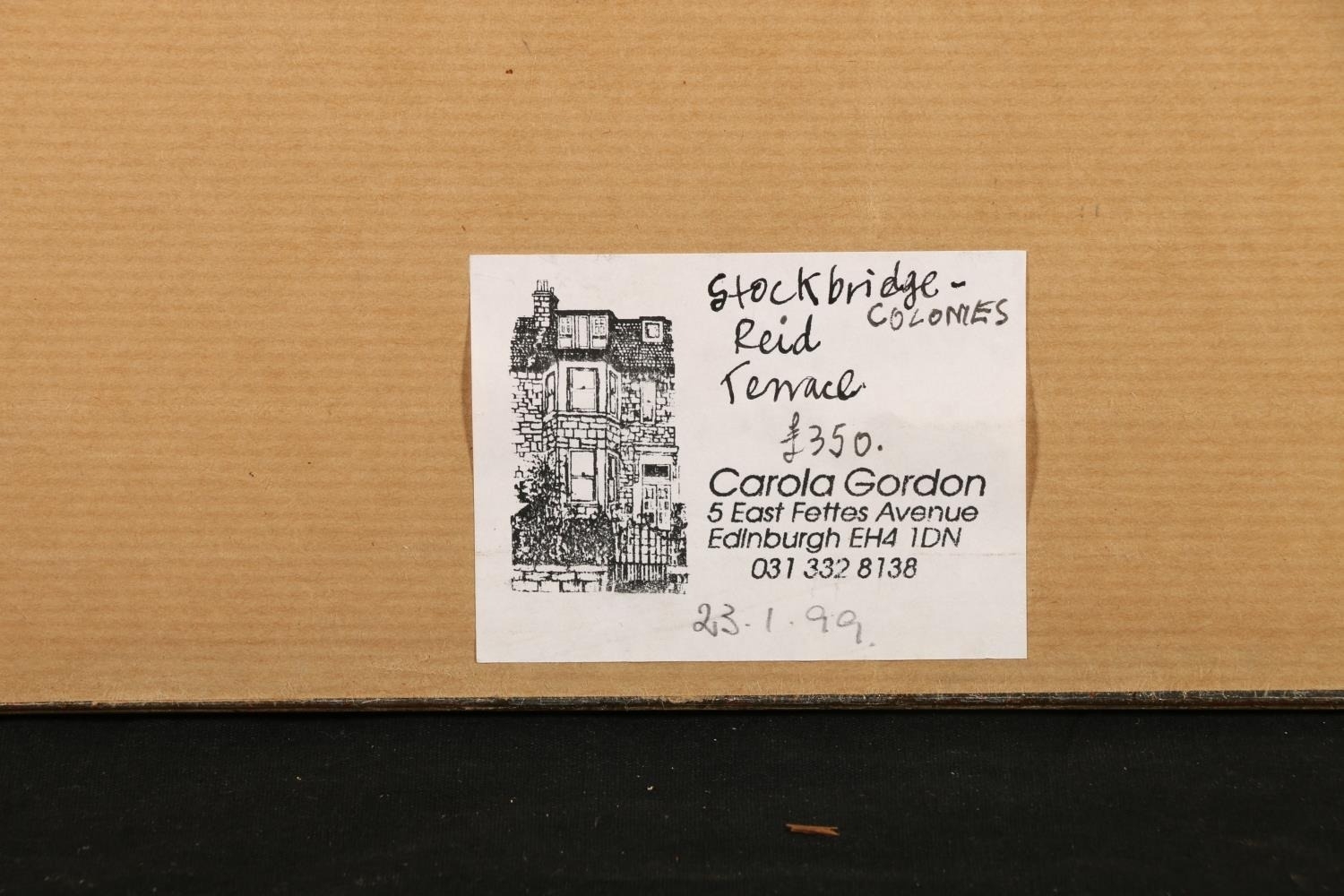 Carola Gordon | Stockbridge Colonies Reid Terrace Edinburgh | MutualArt