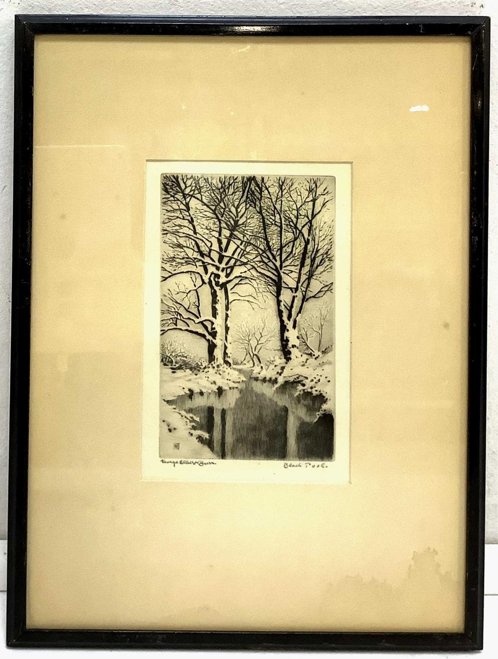 George Elbert Burr | George Elbert Burr Signed Etching On Paper | MutualArt