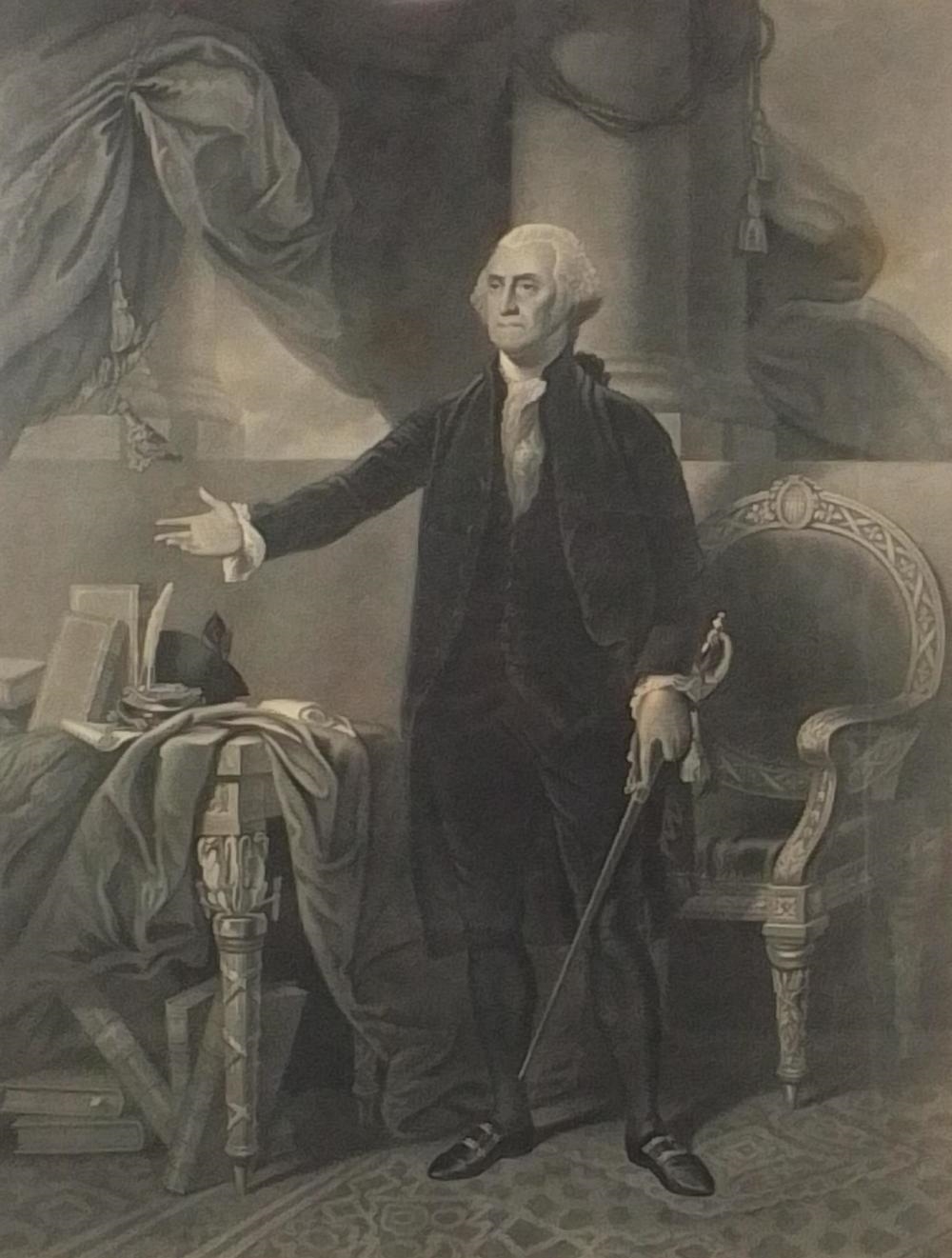 Henry Samuel Sadd | Henry Sadd George Washington Engraving | MutualArt