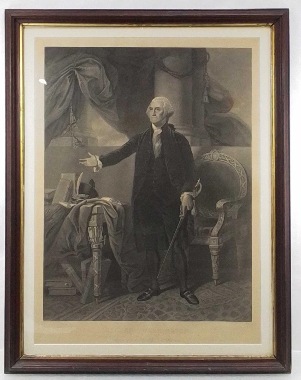 Henry Samuel Sadd | Henry Sadd George Washington Engraving | MutualArt