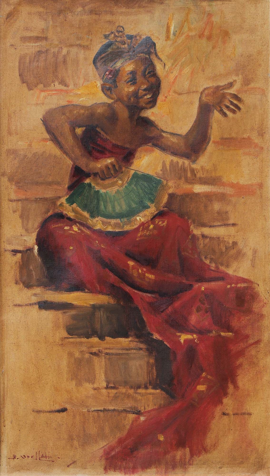 Basoeki Abdullah | Portrait of a Javanese Lady | MutualArt