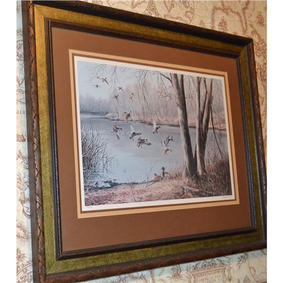 Maynard Reece | THE MALLARDS IN FLIGHT (1972) | MutualArt