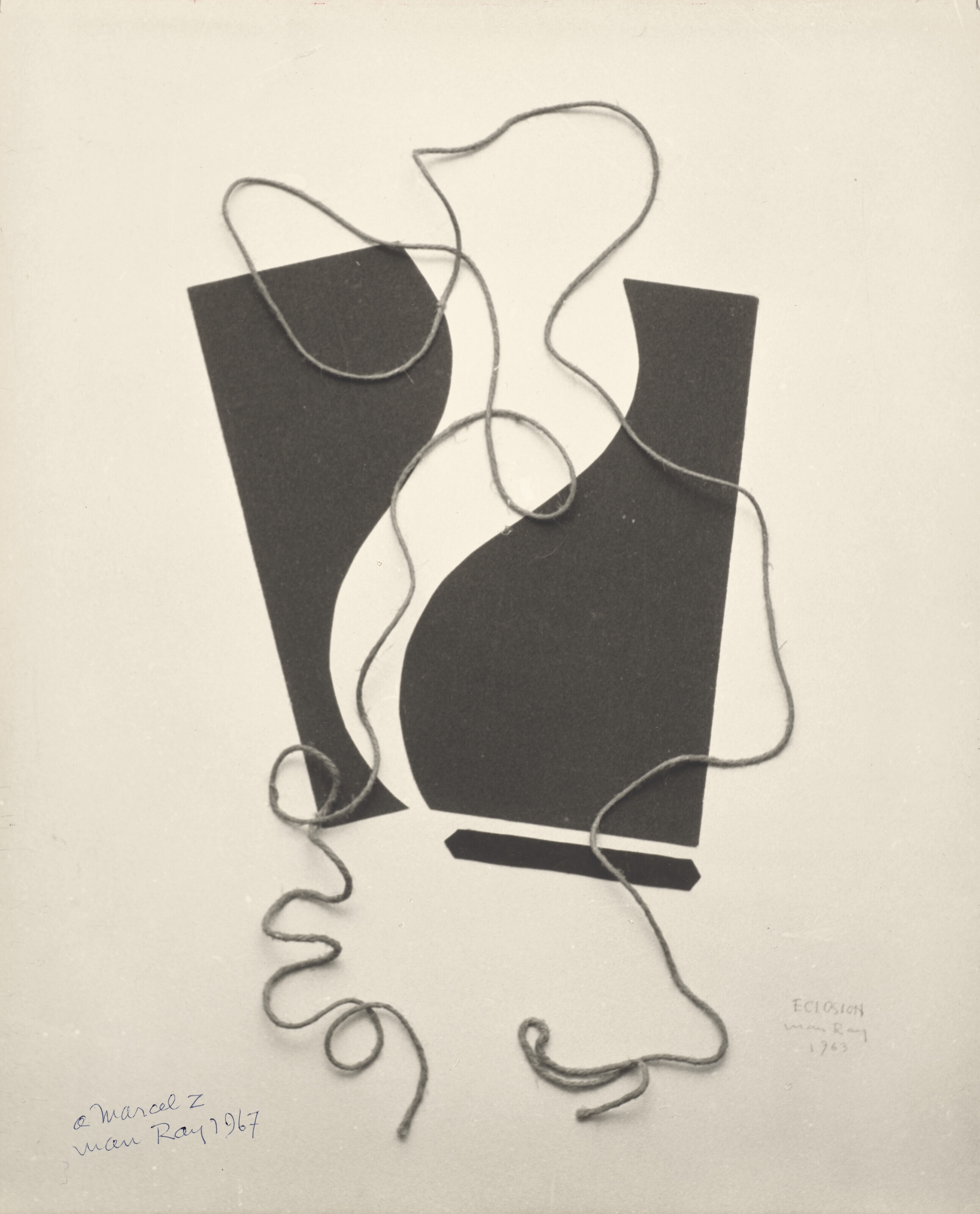 Man Ray | Eclosion', collage de Man Ray (1967) | MutualArt