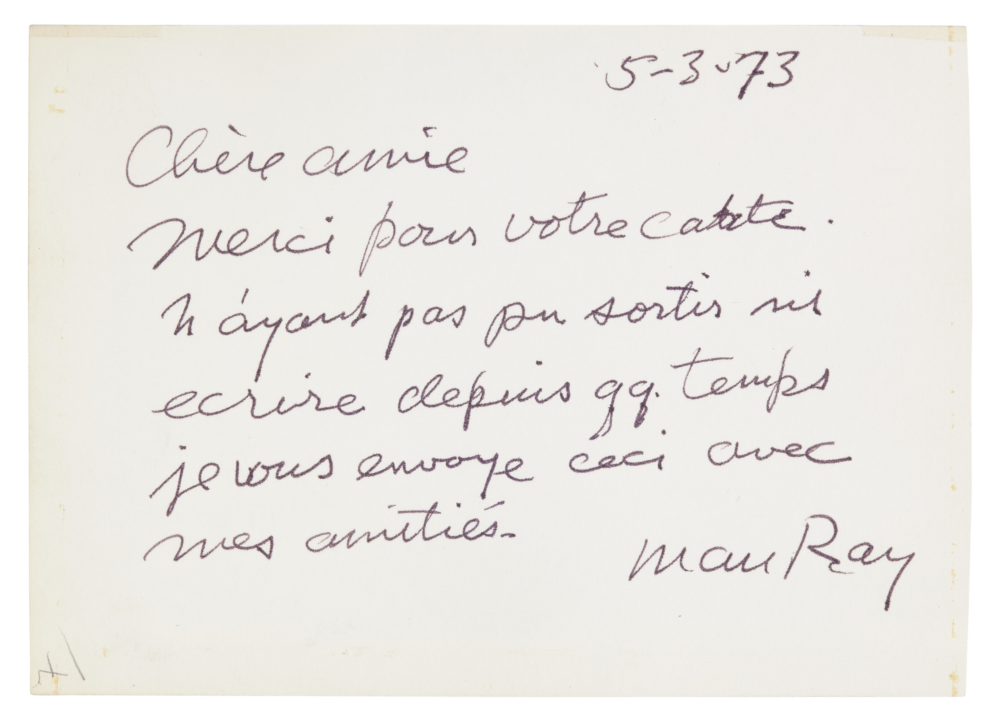 Man Ray | Sans titre (Rayographie (1922) | MutualArt