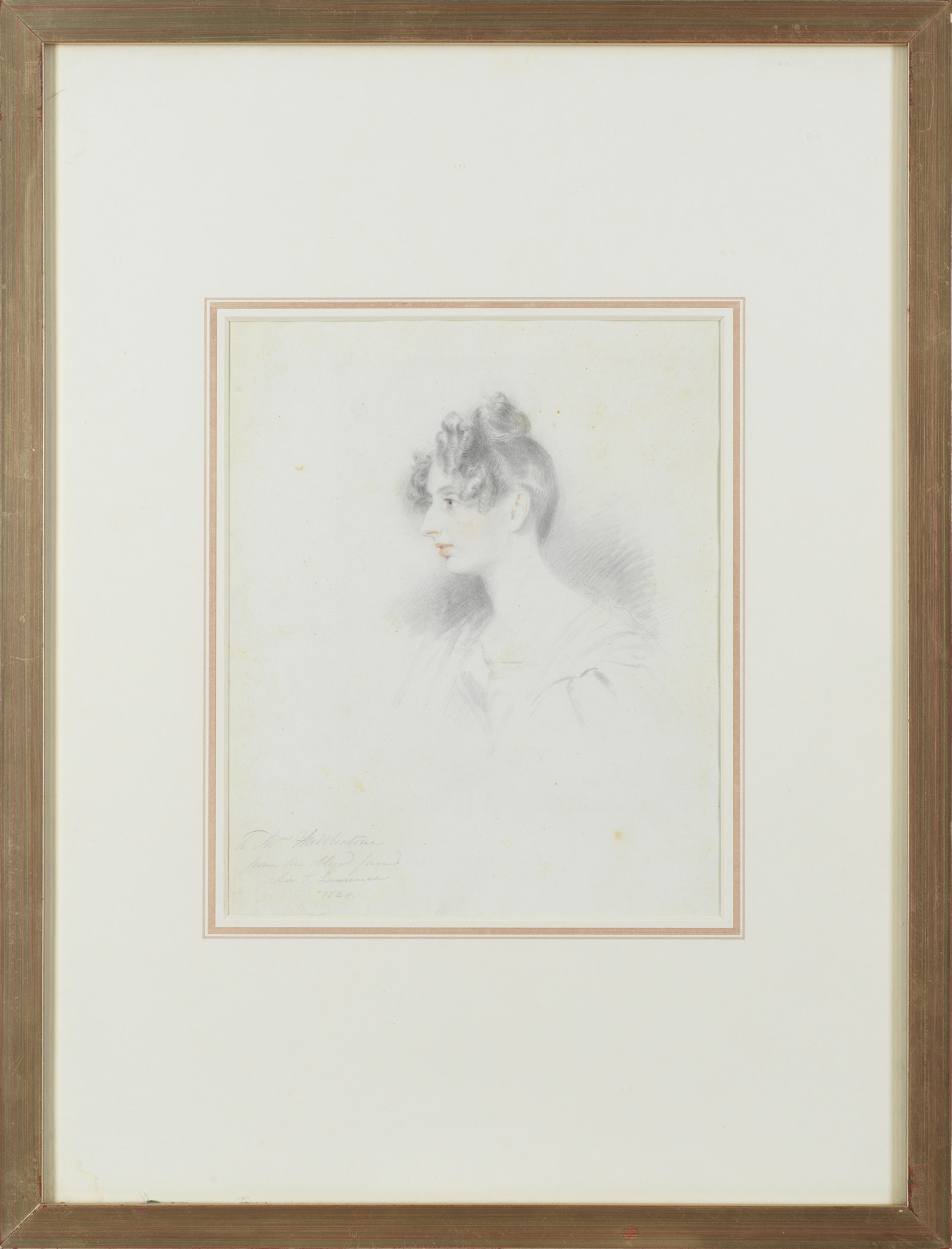 Sir Thomas Lawrence | Portrait of Mrs Huddlestone (1824) | MutualArt