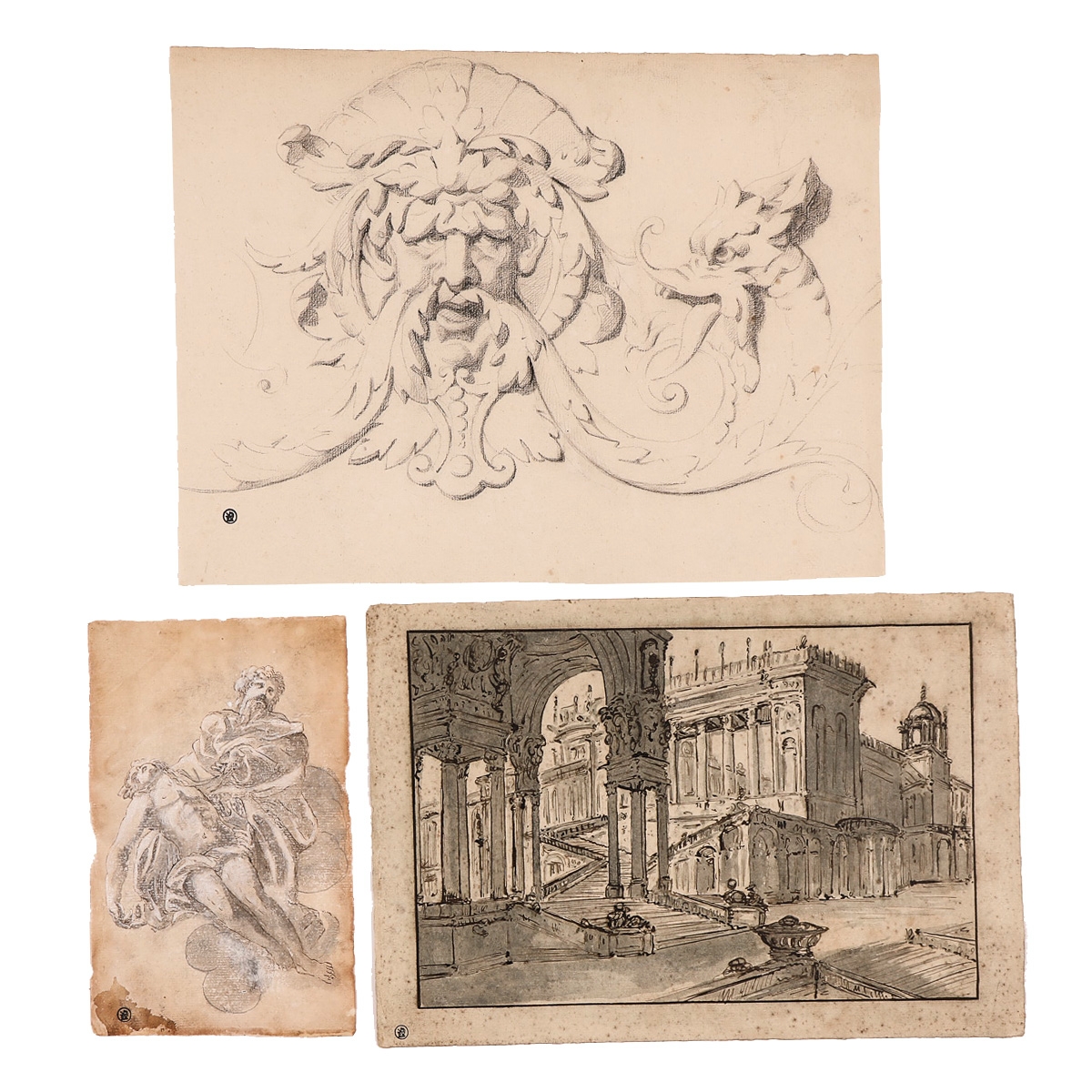 Old Masters School | Antonio Canal; The Risen Christ; Grotesque Head ...