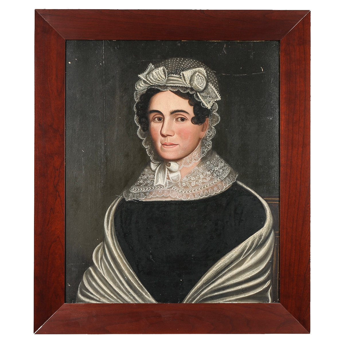 American School, 18th Century | Portrait of Mrs. Sewell Sanford | MutualArt