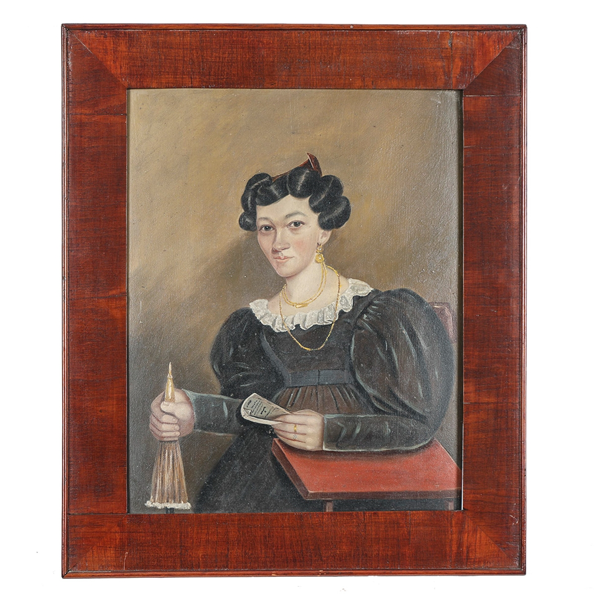 American School, 18th Century | Portrait Painting of Anna Beaber Mauser ...