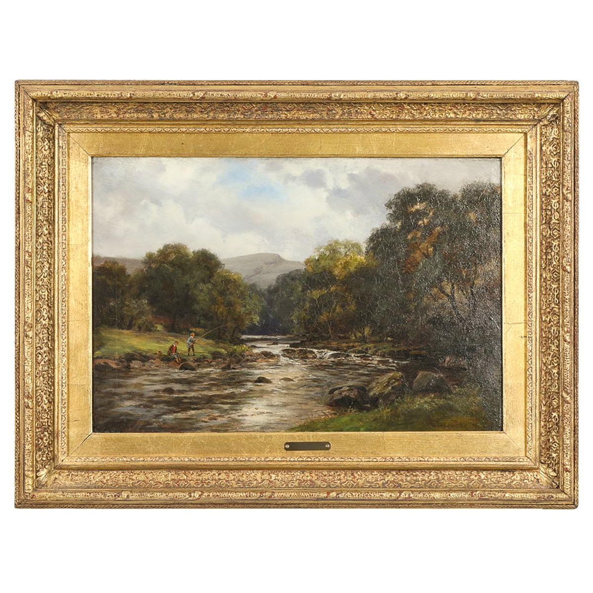 Benjamin Williams Leader | Beautiful Day Fishing (1894) | MutualArt