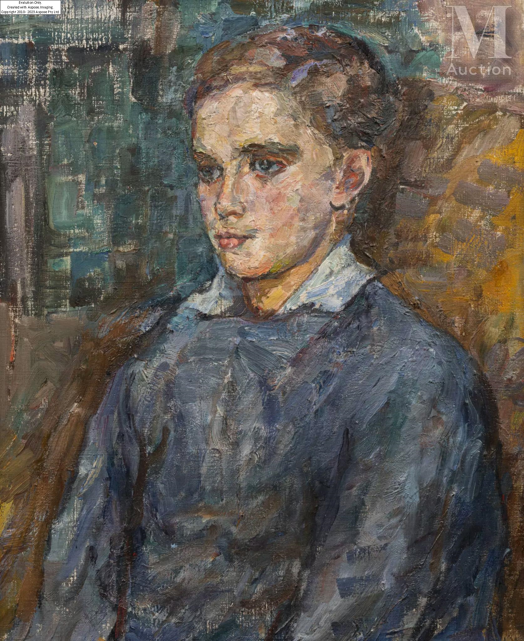 Mania Mavro | Portrait d’enfant (1889) | MutualArt