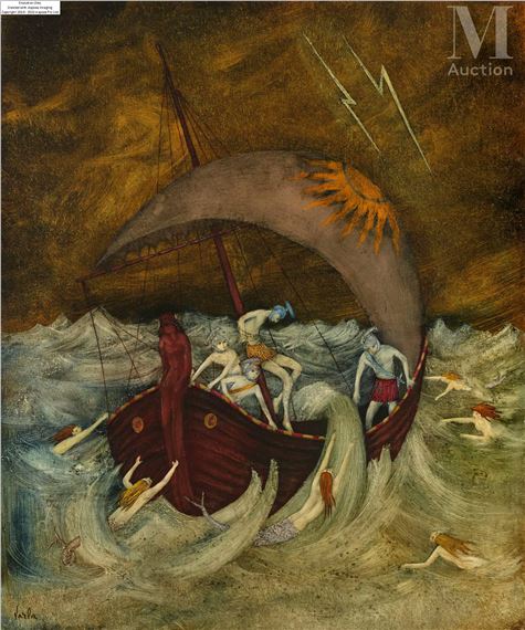 Félix Varla | Ulysse et les sirènes (Circa 1963) | MutualArt