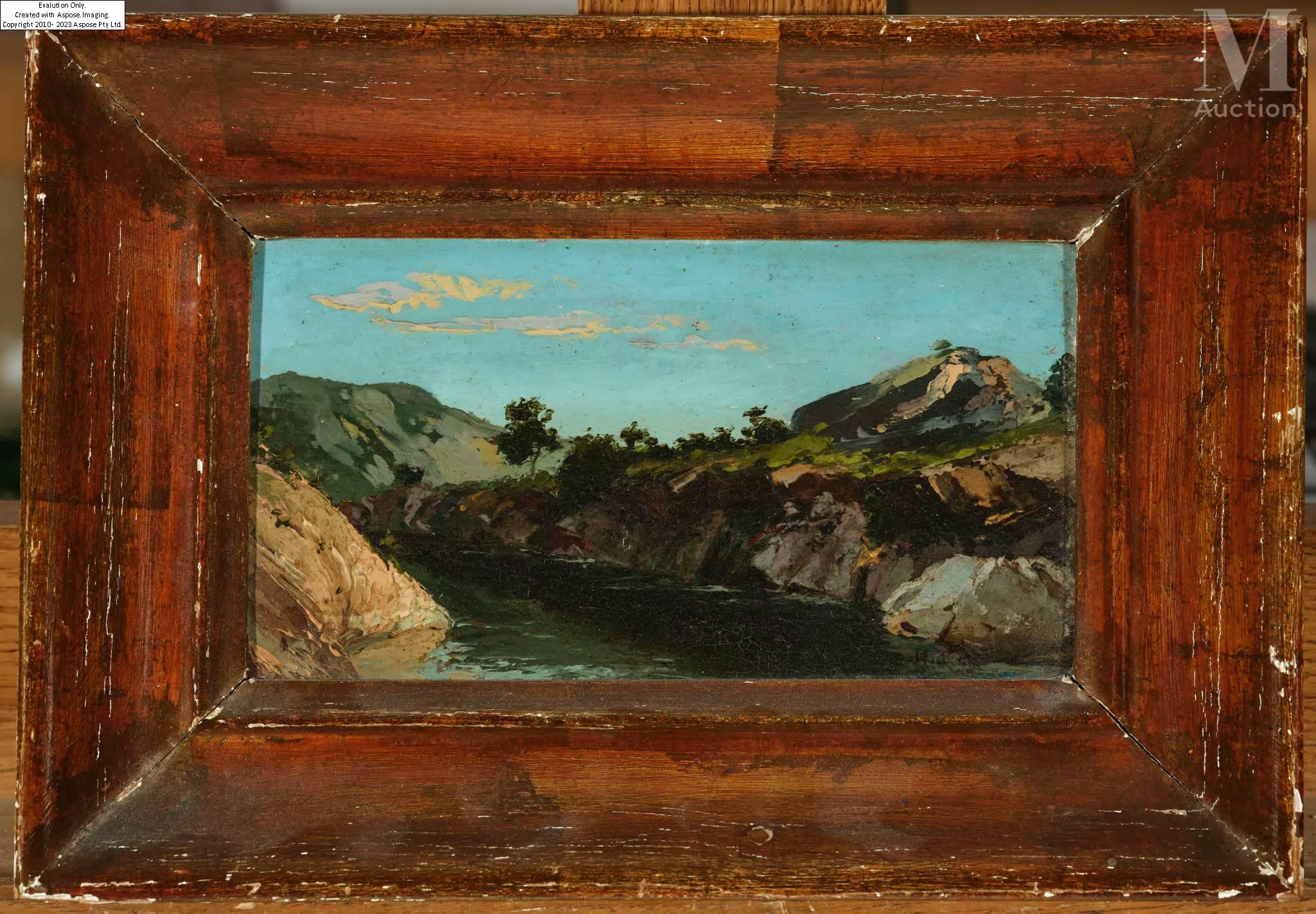 Hiacynt Alchimowicz | Le bord de la Pique dans les Pyrénées (1841 ...