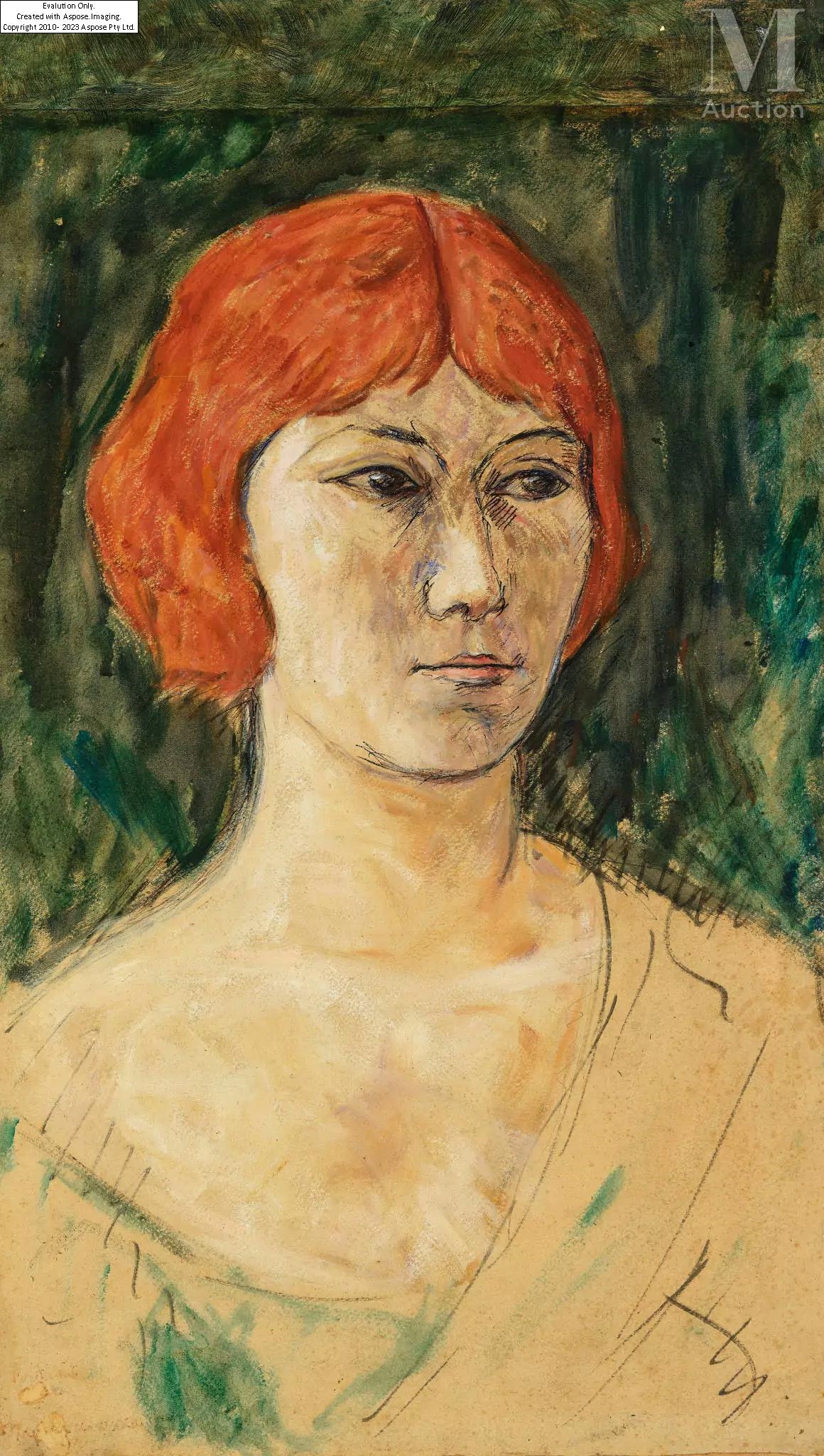 Simon Mondzain | Portrait de la danseuse Stacia Napierkowska (1888 ...