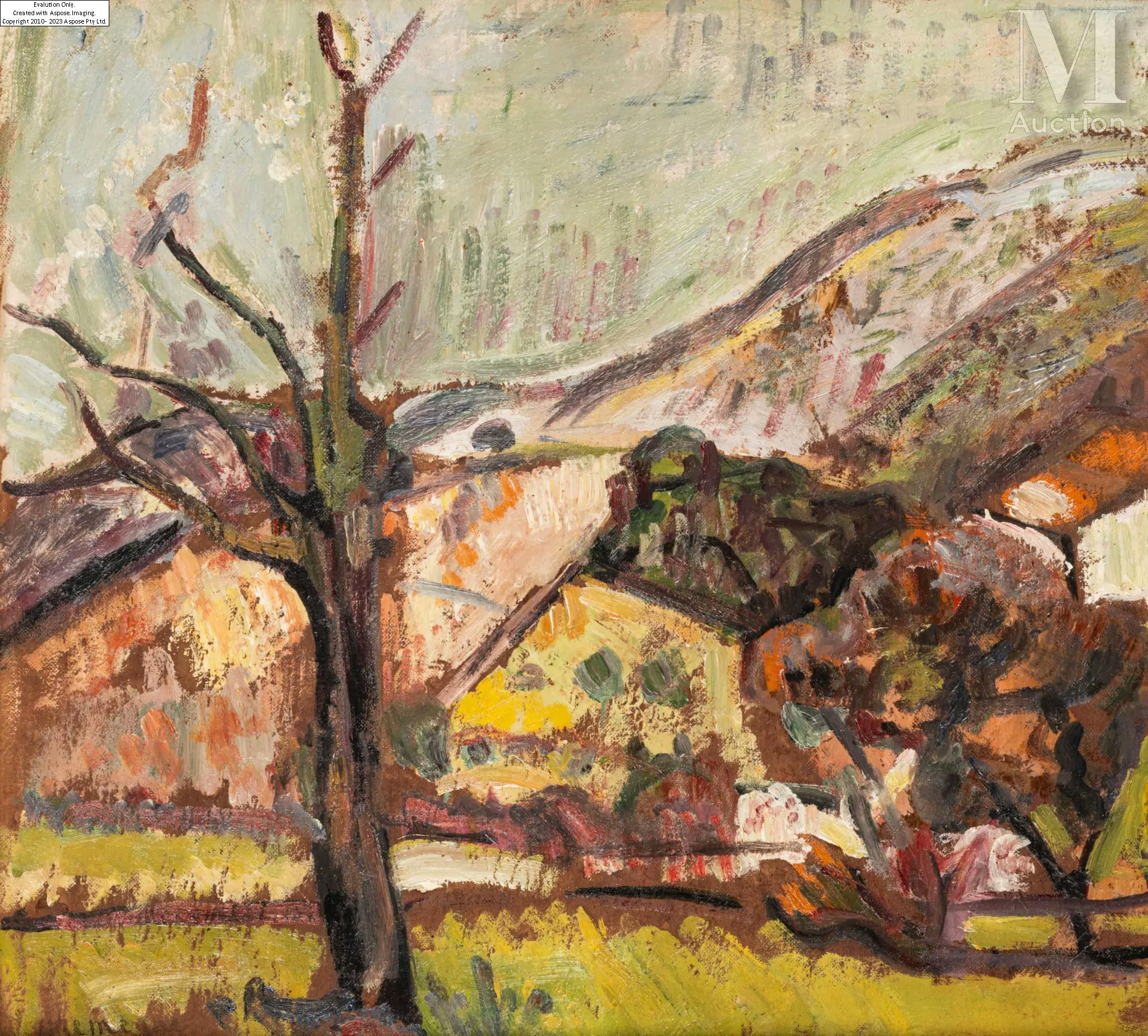 Pinchus Krémègne | Les collines à Céret (Circa 1930) | MutualArt