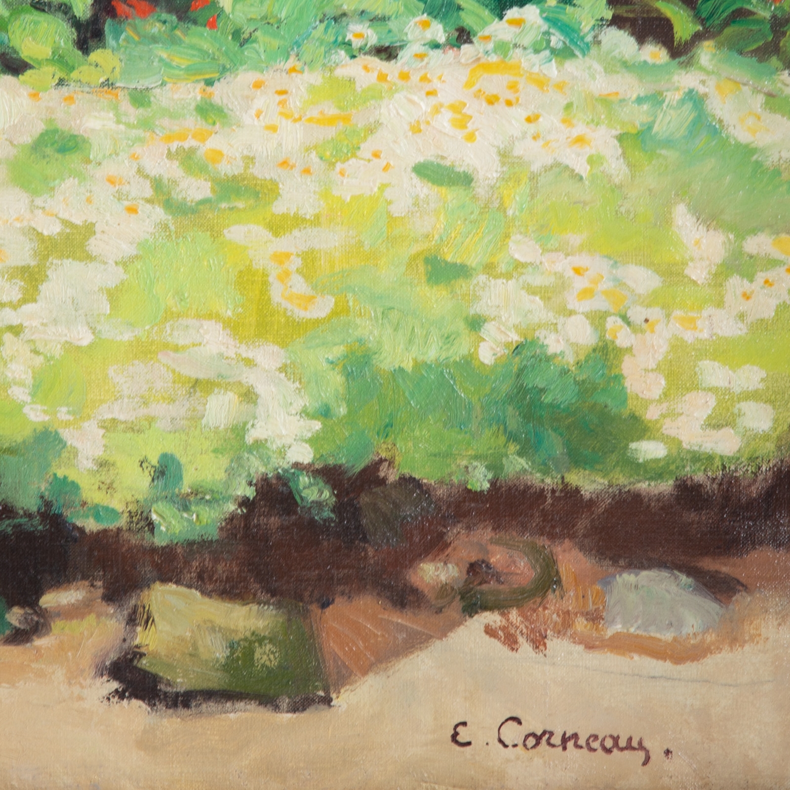 Eugene Corneau | La Sieste en Plein Air (1894) | MutualArt