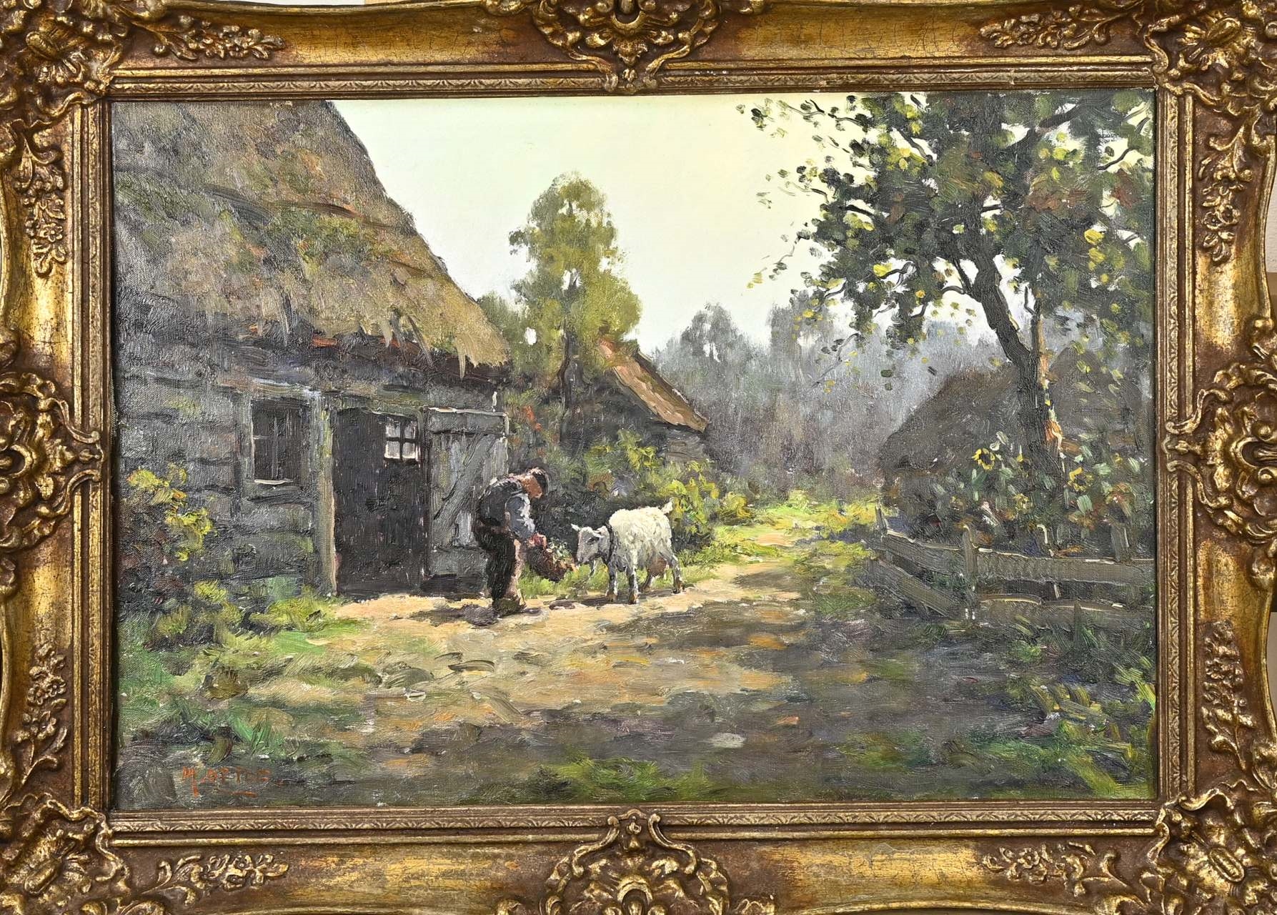 Arnout Van Gilst | Molen aan de oever | MutualArt