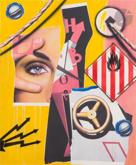 Peter Klasen | Eye between fingers, 2004 (2004) | MutualArt