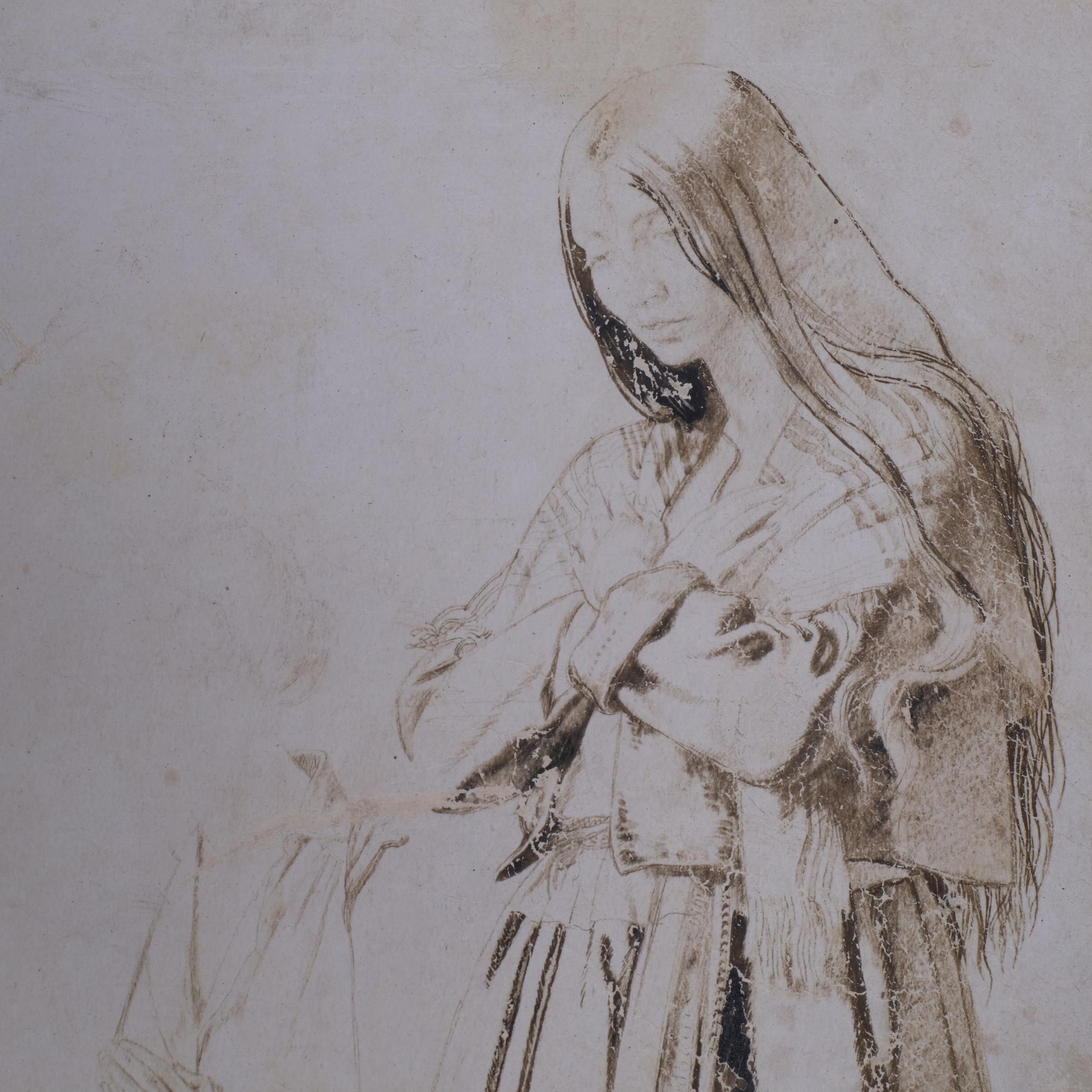 Augustus Edwin John | study of a Continental woman | MutualArt