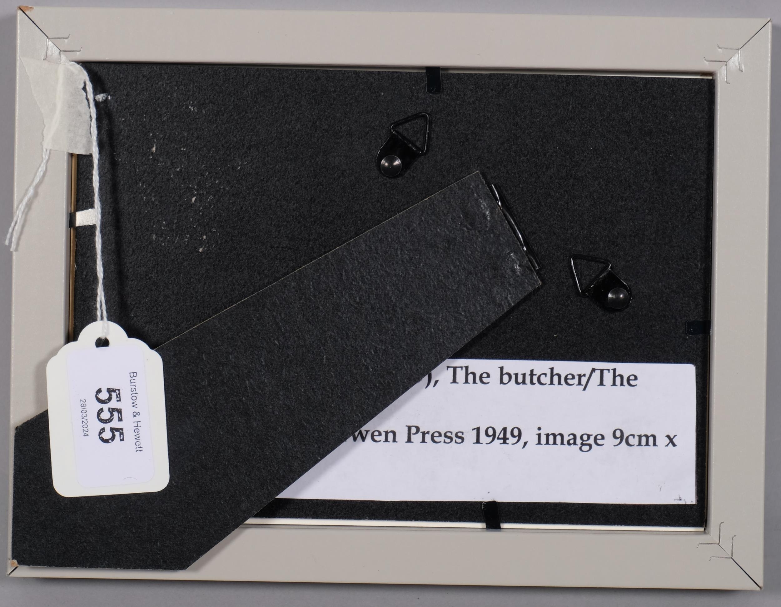 Edward Bawden | The Butcher/The Tailor (1949) | MutualArt