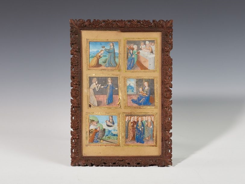 Jean Fouquet | Set of six illuminations depicting the Coronation of the ...