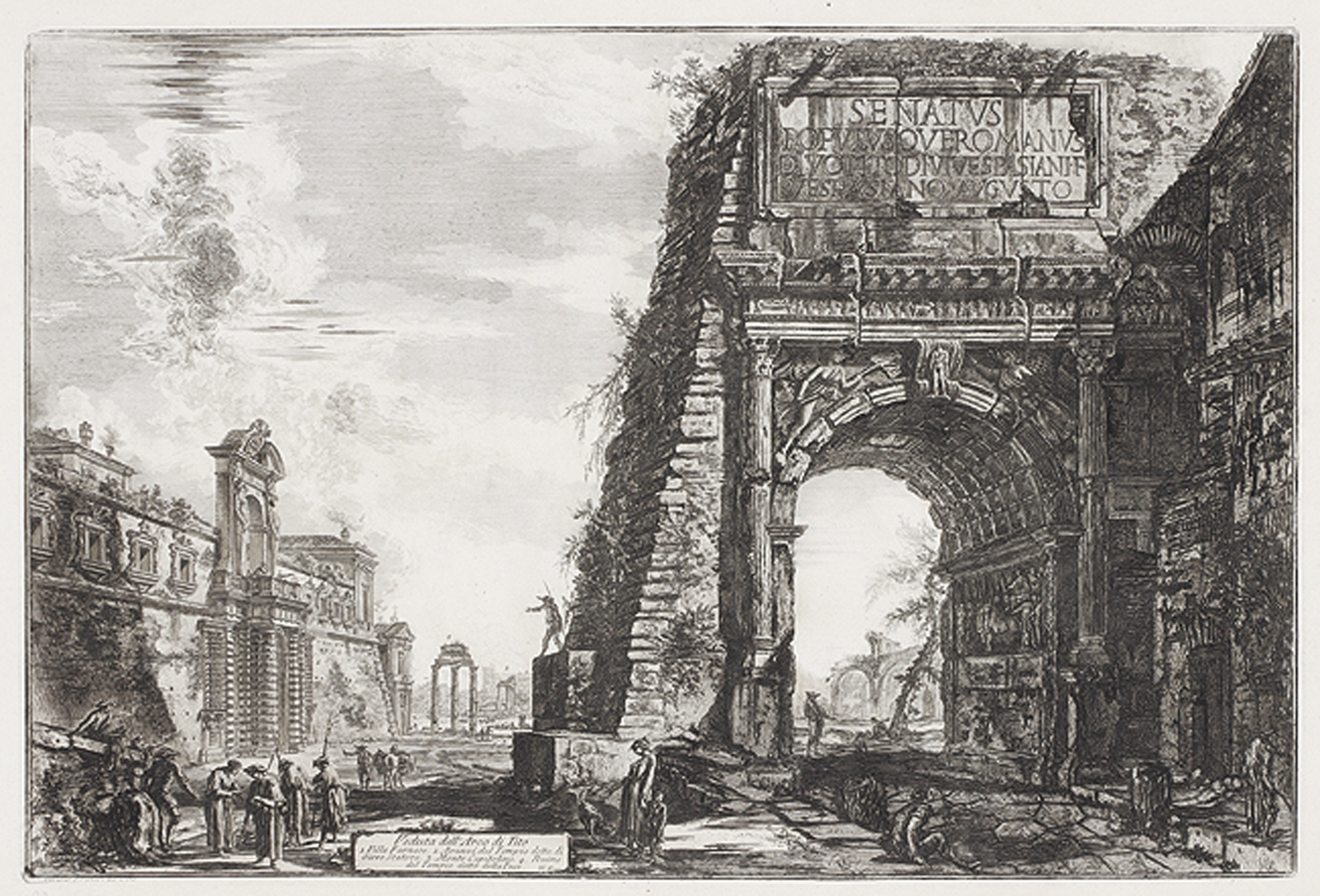 Giovanni Battista Piranesi | Veduta dell’Arco di Tito (1771) | MutualArt