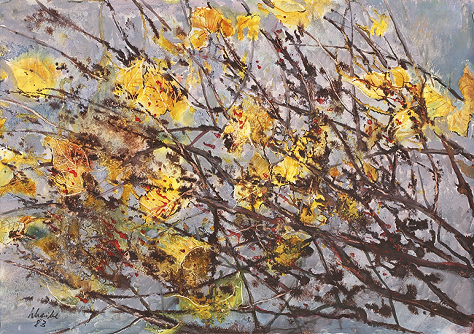 Emil Jurgen Scheibe | Die letzten Blätter am Baum (1983) | MutualArt