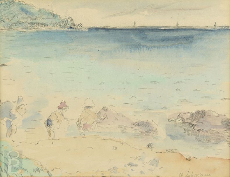 Henri Lebasque | Beach scene | MutualArt