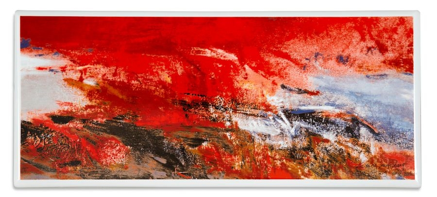 Wang Yan Cheng | Composition fond jaune (2001) | MutualArt