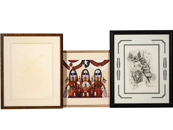 Ed Morgan | Three Native American Prints (1984) | MutualArt