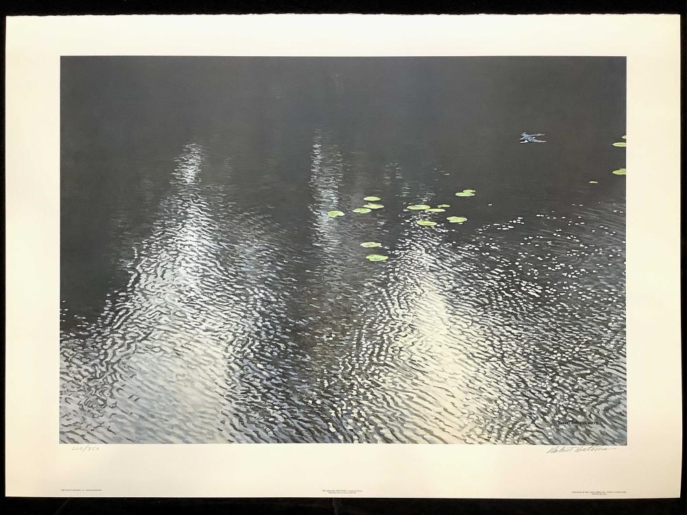 Robert Bateman | Tree Swallow Over Pond | MutualArt