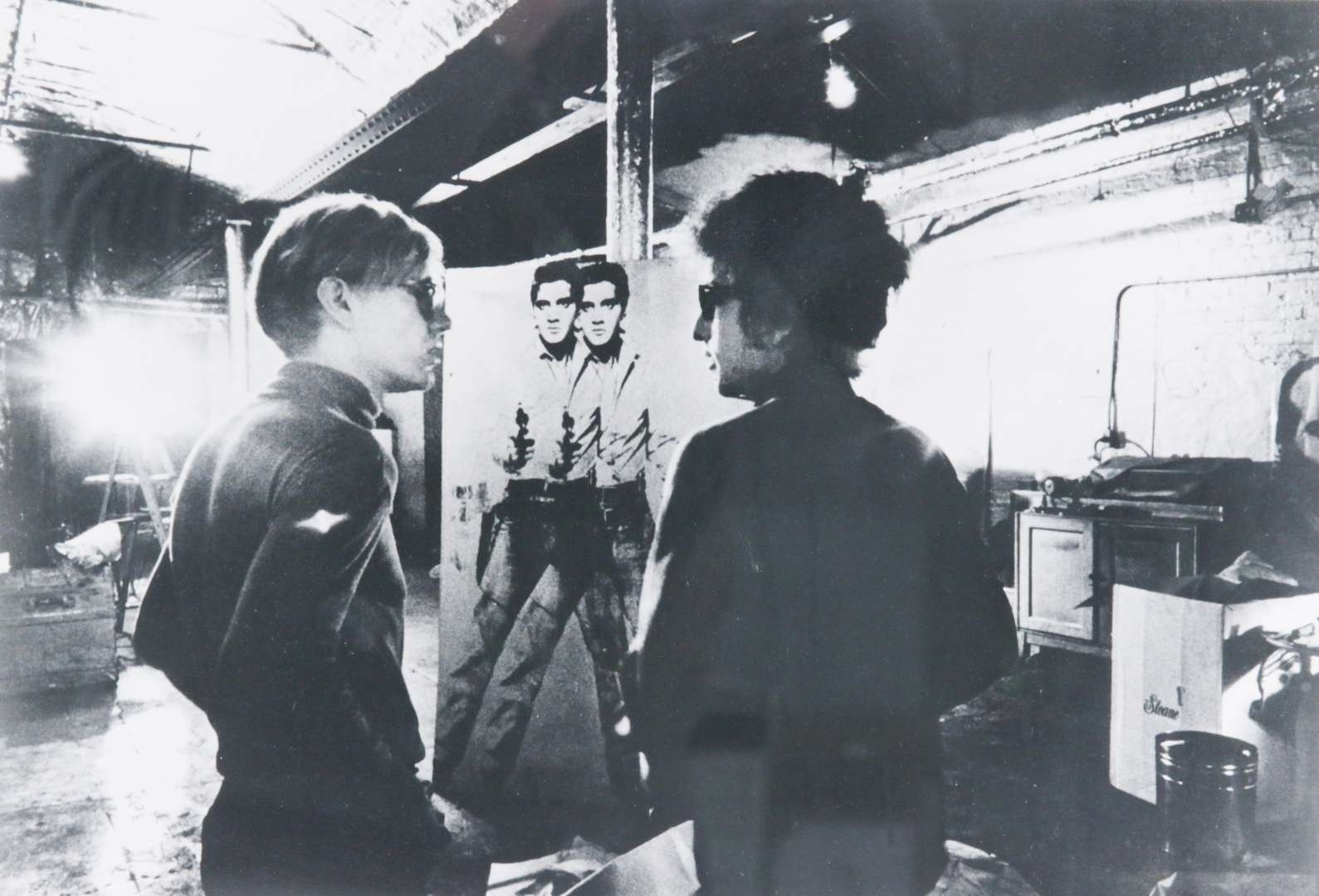Nathan Louis Finkelstein | Andy Warhol and Bob Dylan, 1966 (1994 ...