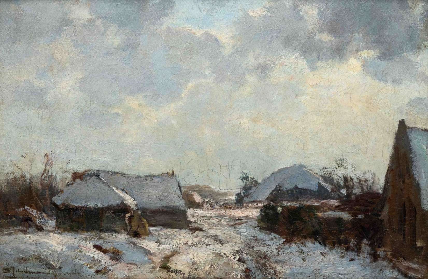 David Schulman | Gezicht op de Montelbaanstoren Amsterdam | MutualArt