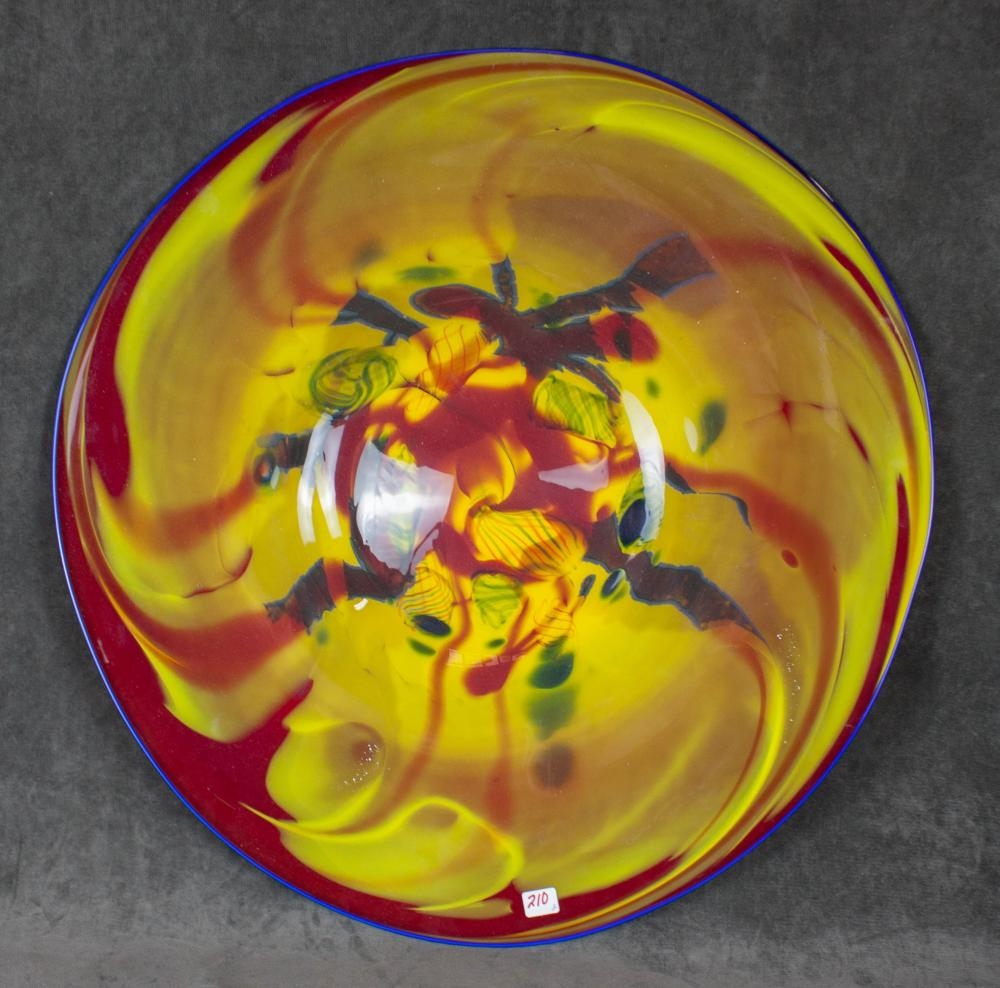 John Cook | TWO JOHN COOK ART GLASS WALL SCULPTURES (2001) | MutualArt