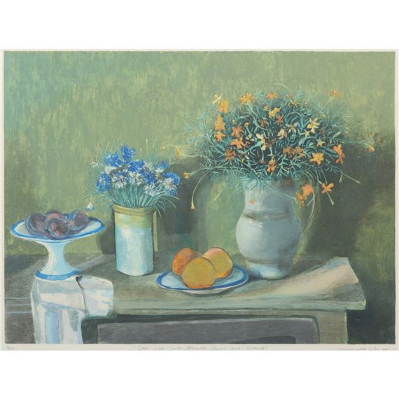 Margaret Olley | Still Life and Rushcutters Bay (1999) | MutualArt