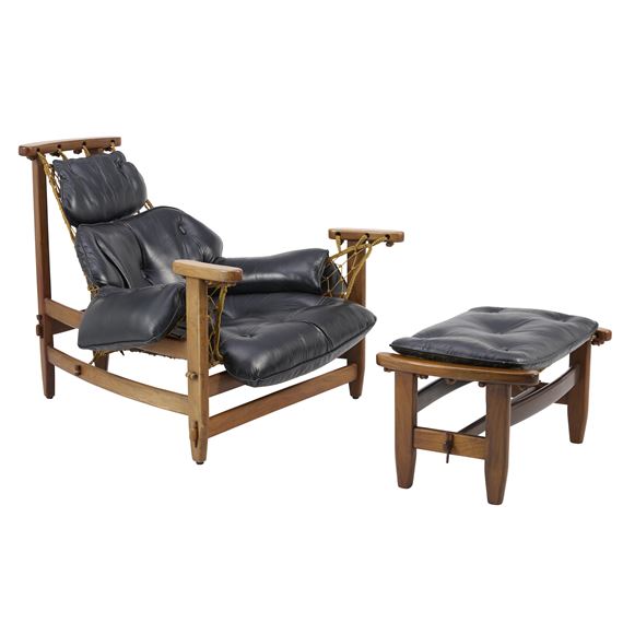 Jean Gillon | JEAN GILLON JANGADA ARMCHAIR AND OTTOMAN FOR ITALMA ...