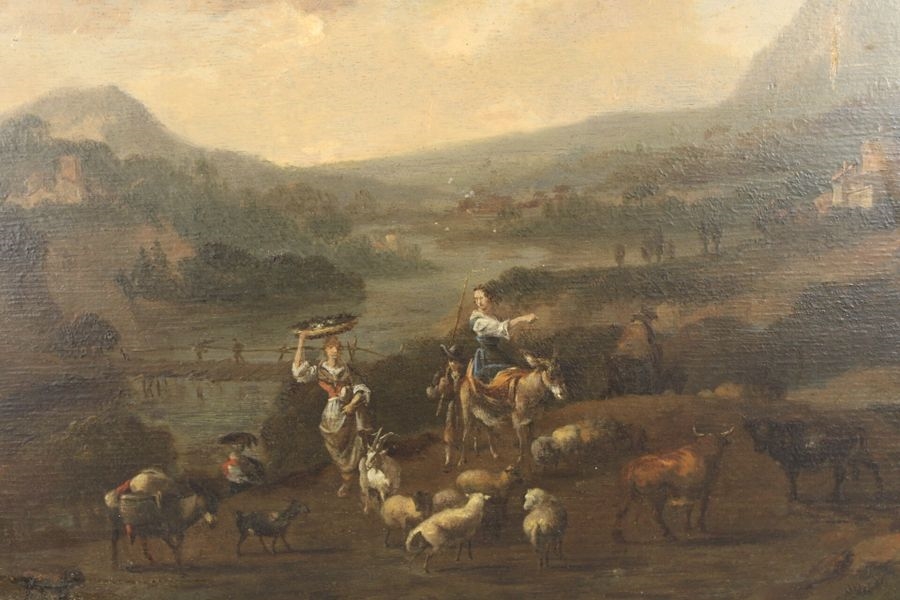 Nicolaes Berchem | 18th century school. Follower of Nicolaes BERCHEM ...